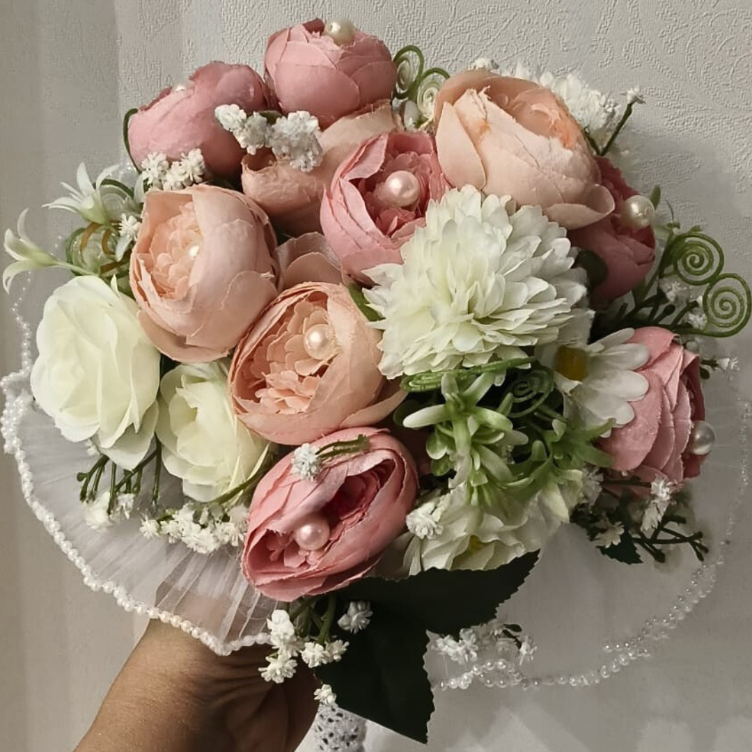 GownLink's Eternal Promise Roses Christian Wedding Bouquet B-128